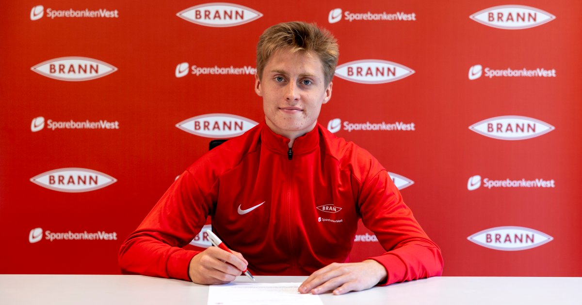 Har signert sin første A-lagskontrakt / Brann Har signert sin første A-lagskontrakt / Brann